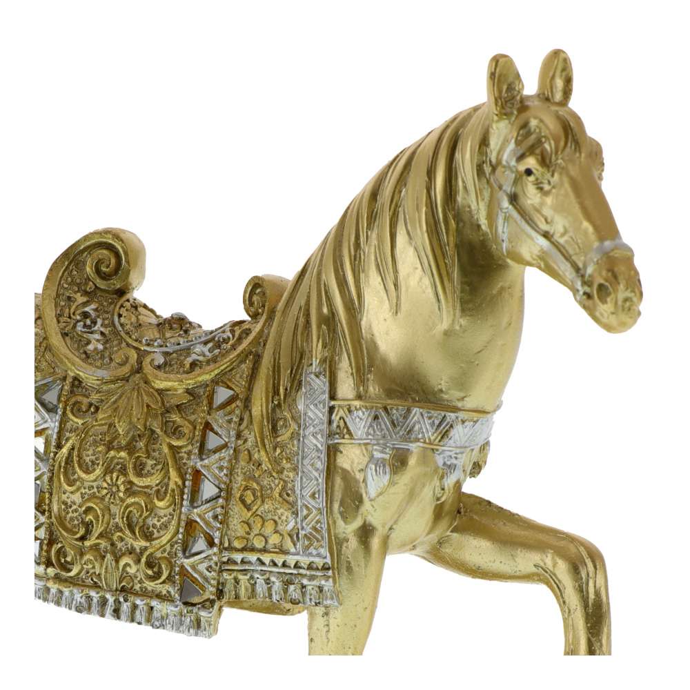 Figurina cal decorativ auriu 20 cm - eMAG.ro