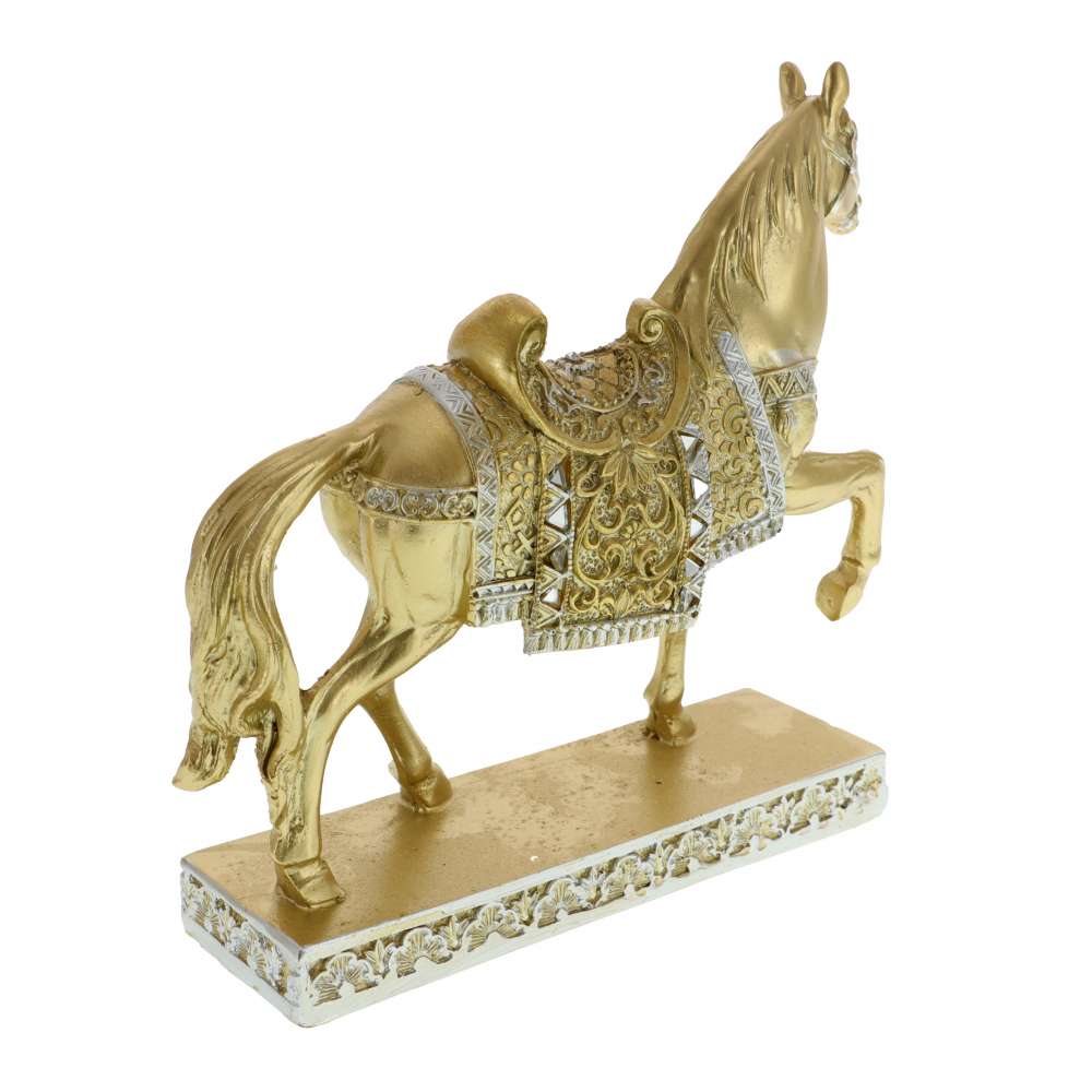 Figurina cal decorativ auriu 20 cm - eMAG.ro