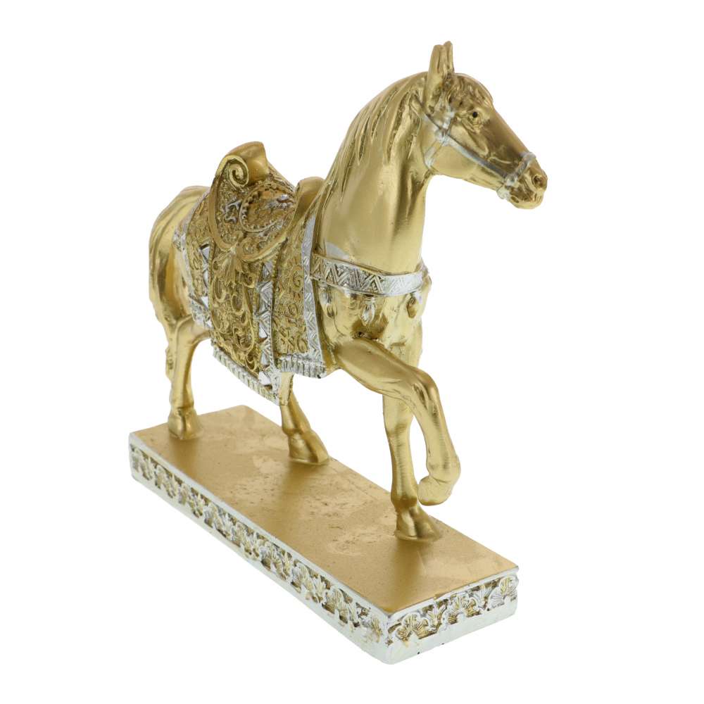 Figurina cal decorativ auriu 20 cm - eMAG.ro