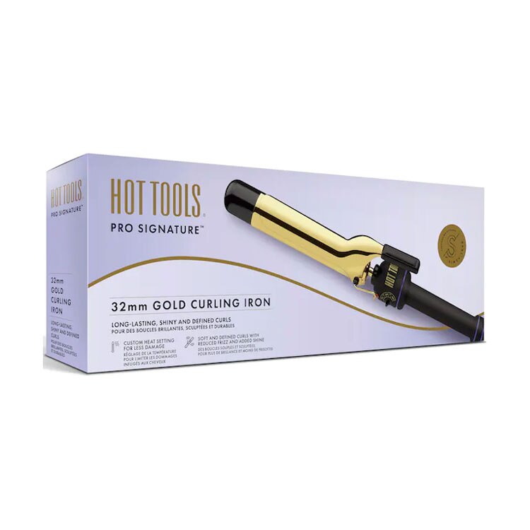 Маша за коса Hot Tools Gold Curling, 32 мм, позлатени, Pro Signature ...