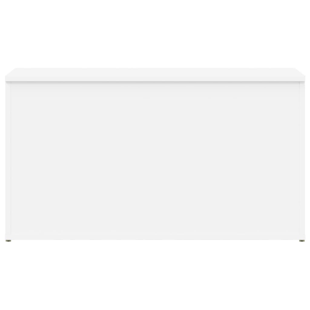 Cufar de depozitare vidaXL, alb, 84x42x46 cm, lemn compozit 22.57 kg ...