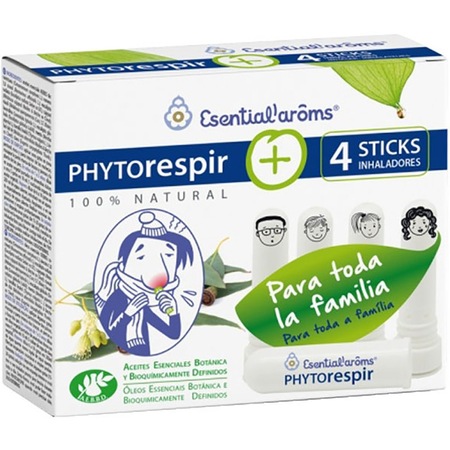 Inhalatoare sub forma de sticuri, Phytorespir Esentialaroms, 30 ml, 4 ...