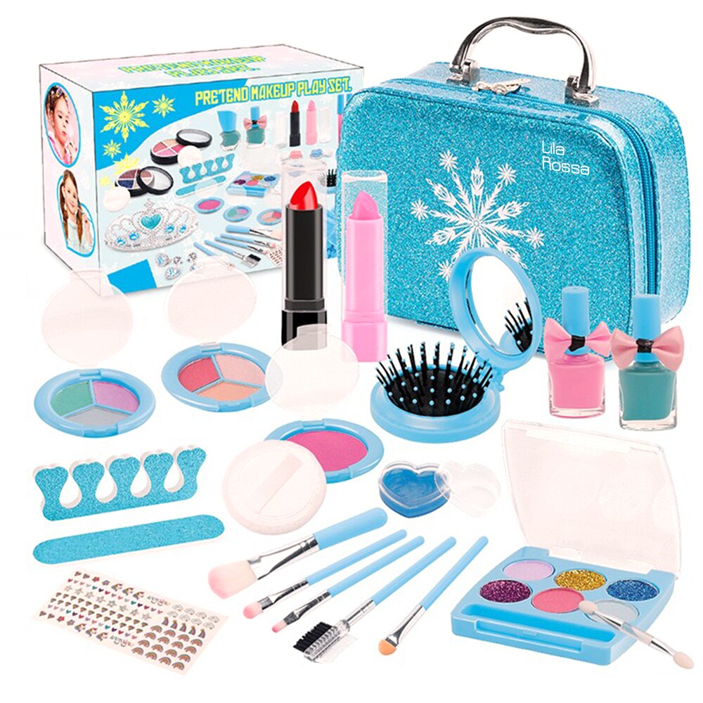 Trusa beauty Hi Lila Rossa girls, makeup si unghii, solubile in apa ...