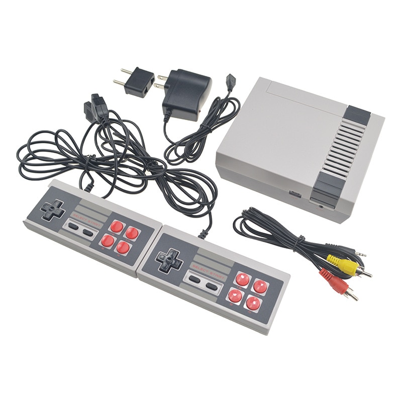 Mini consola retro cu 620 incorporate, jocuri parinte-copil, Gri - eMAG.ro