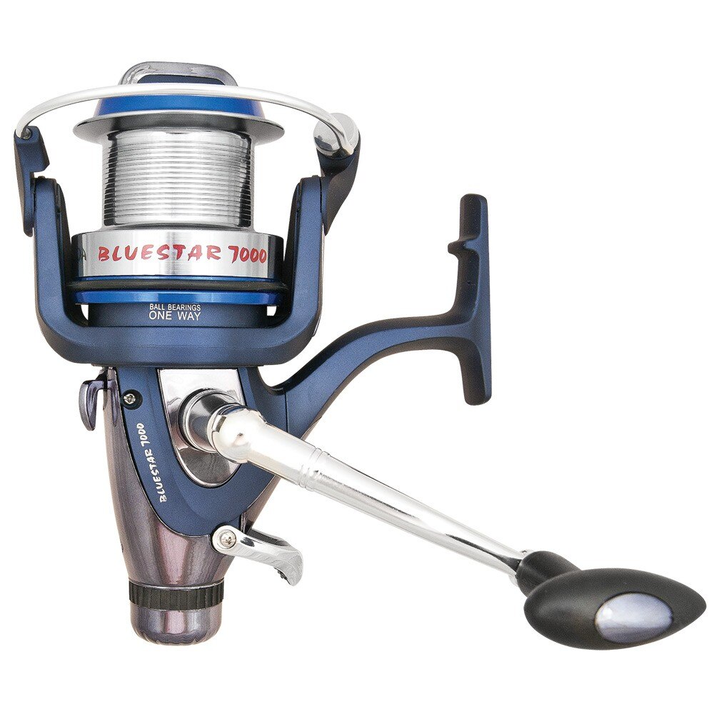 Mulineta Blue Star crap cu baitrunner Rulmenti 6 Tambur 7000 Rola Fir ...