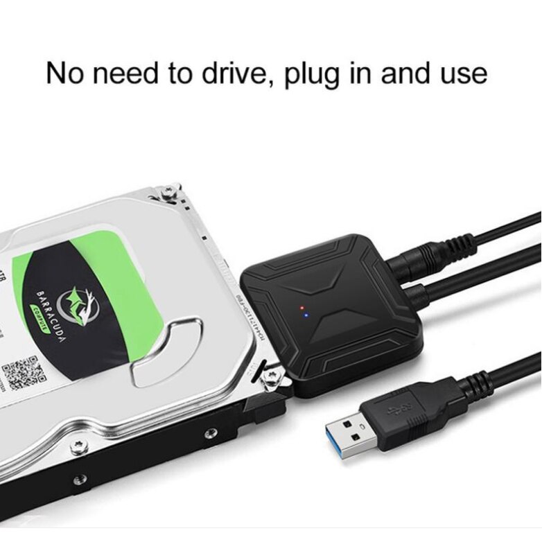 Cablu adaptor BOMSTOM, USB 3.0-SATA SSD/ HDD, 12V, Negru - eMAG.ro