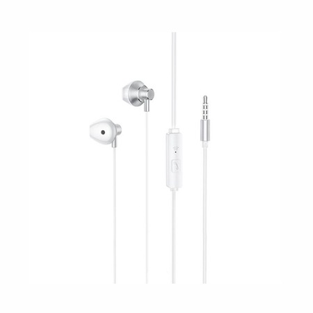 Belle M75 fejhallgató, Hoco, Jack 3,5 mm, 1,2 m, ezüst/fehér - eMAG.hu