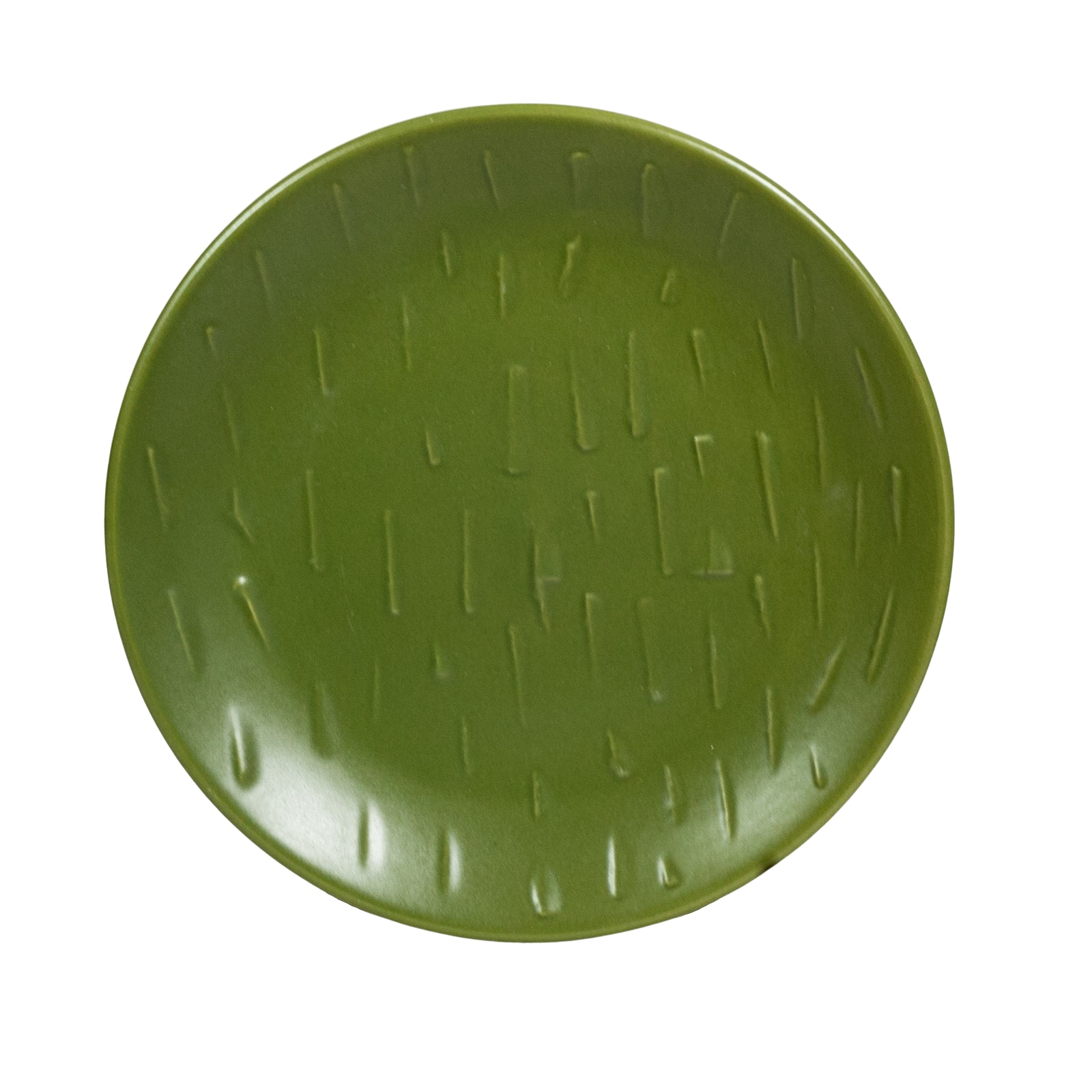 18 darabos, matt olíva bogyó-zöld, kicsi vonalú domborműformás Cesiro ...