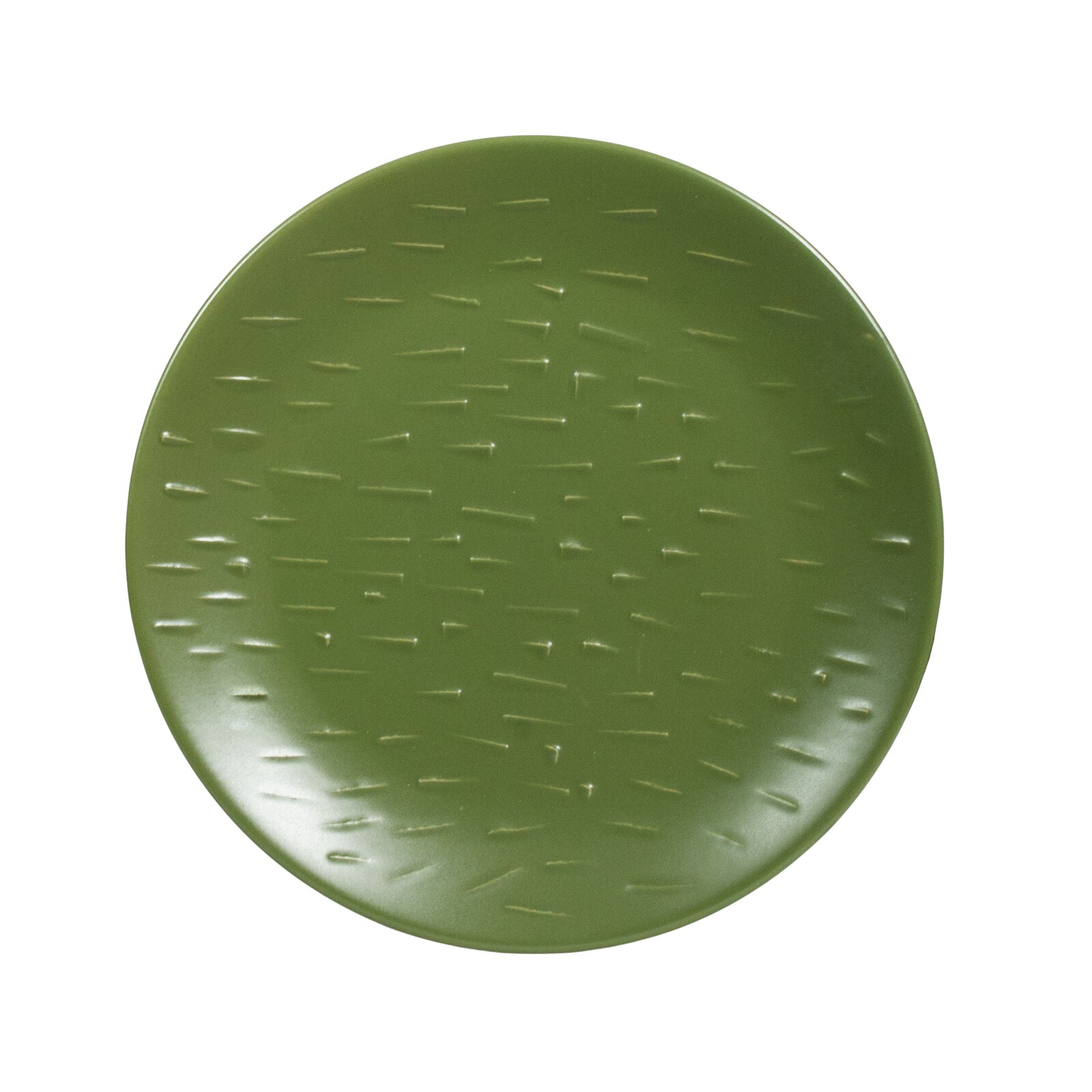 18 darabos, matt olíva bogyó-zöld, kicsi vonalú domborműformás Cesiro ...