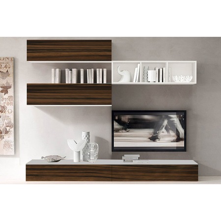 Living Clark Alb/Dark Olive Lucios - eMAG.ro