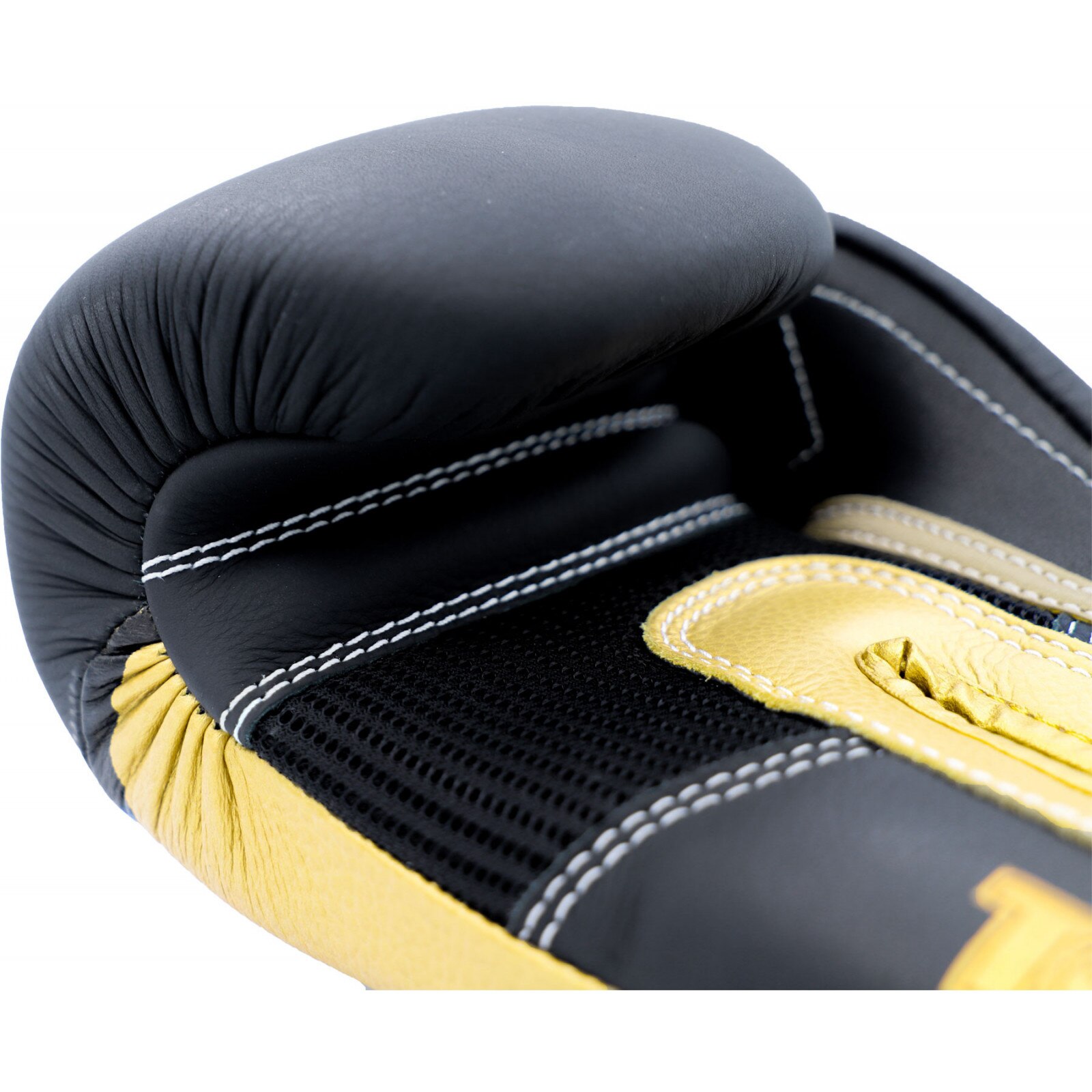 Manusi box 4select din piele, Top Ten, auriu cu negru, 10 oz - eMAG.ro