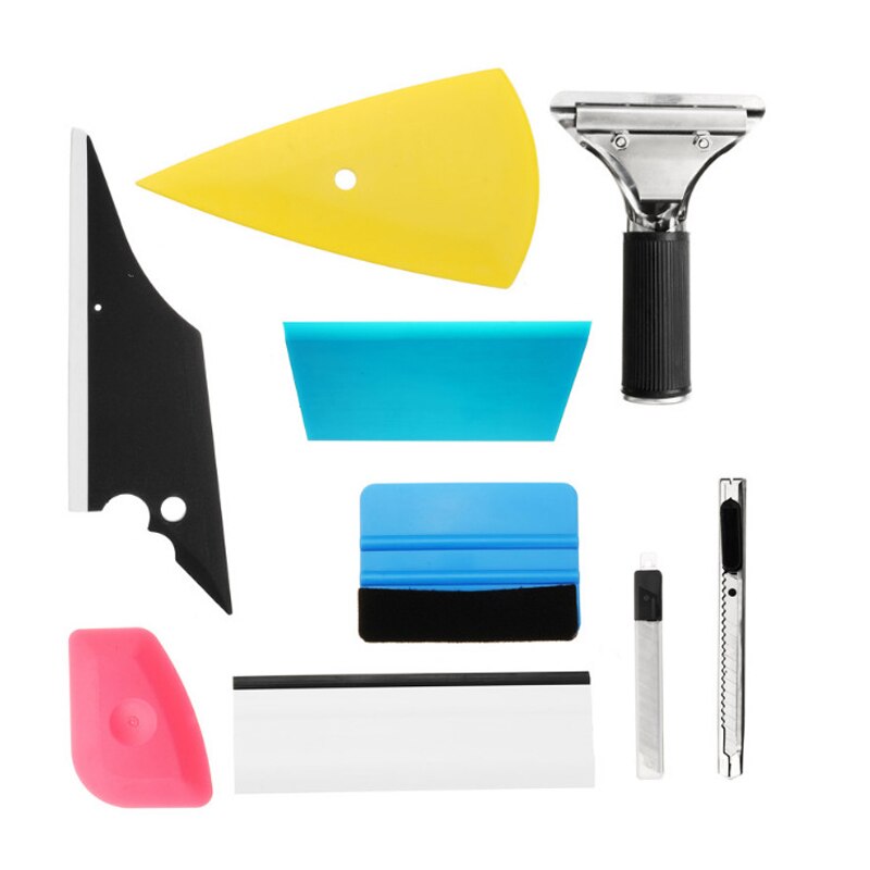 Set 8 instrumente pentru curatarea masinii, Multicolor - eMAG.ro