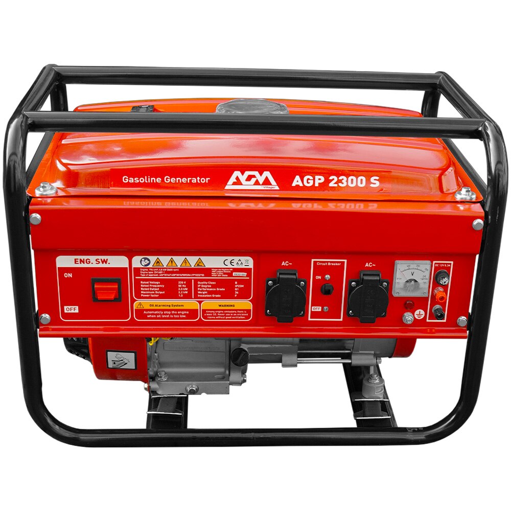 Generator curent AGM AGP 2300 S Hibrid, GPL / benzina, putere max 2,2 ...