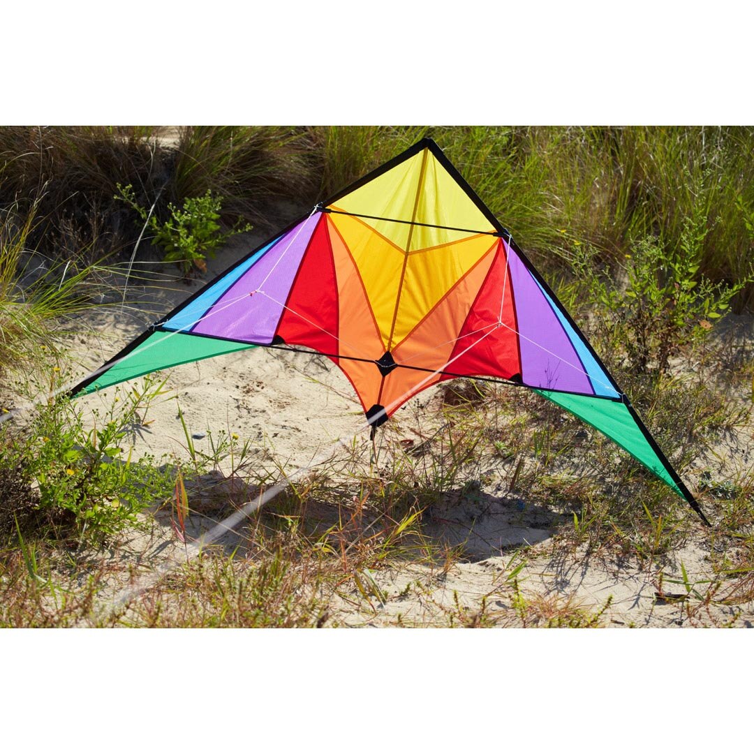 Хвърчило Invento HQ Stunt kite Trigger Rainbow, Многоцветно, 175x90 см ...