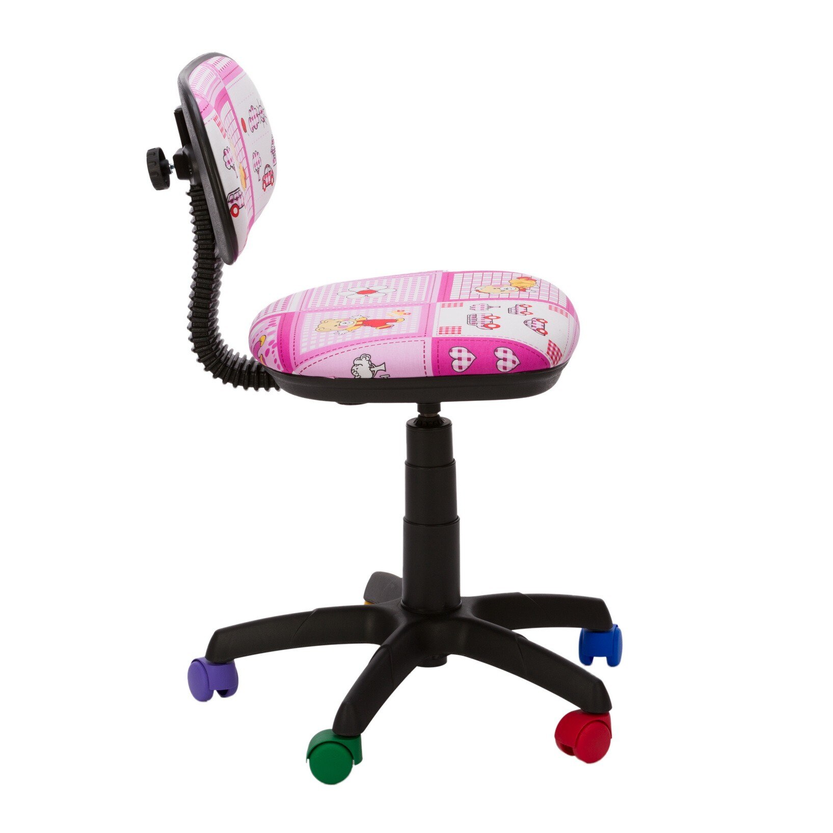 Scaun copii CLIO, Roz stofa cu model - eMAG.ro