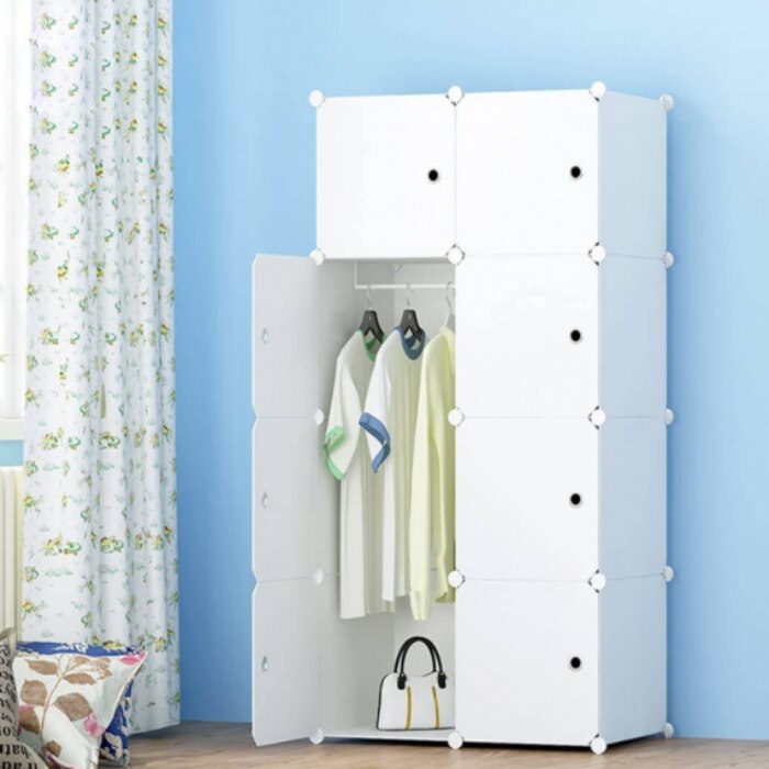 Dulap modular, alb 145 x 73 x 47 - eMAG.ro