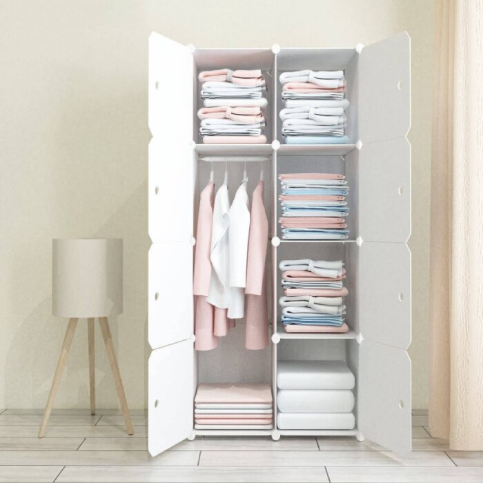 Dulap modular, alb 145 x 73 x 47 - eMAG.ro