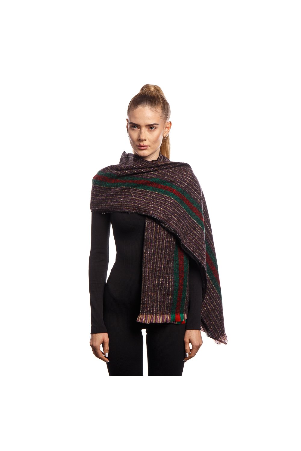 Fular dama Carti, Negru - eMAG.ro