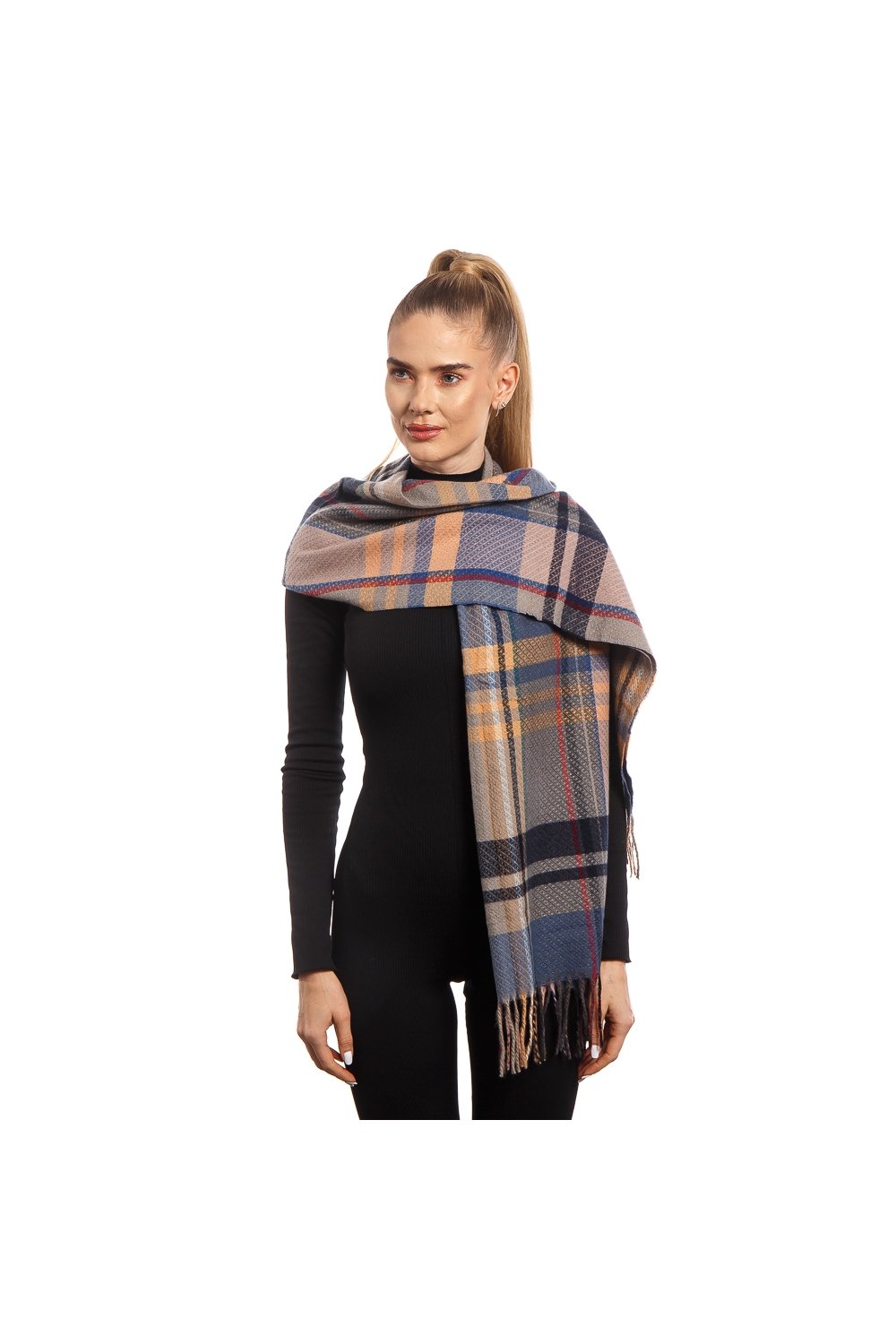 Fular dama Drifa, Albastru - eMAG.ro