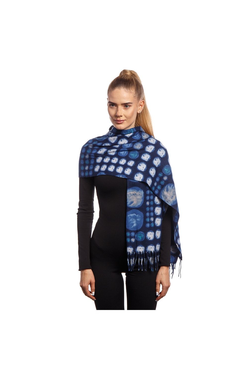 Fular dama Vimini, Albastru - eMAG.ro