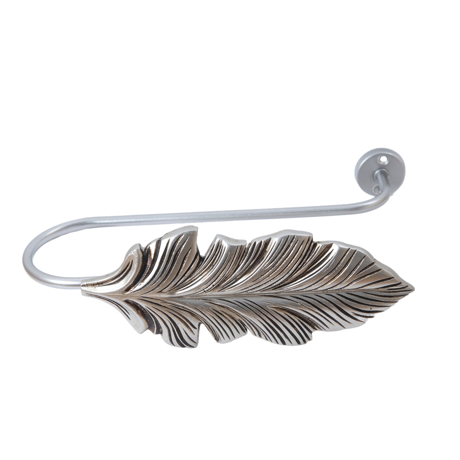 accesoriu prindere perdea / draperie argintiu model frunza - eMAG.ro