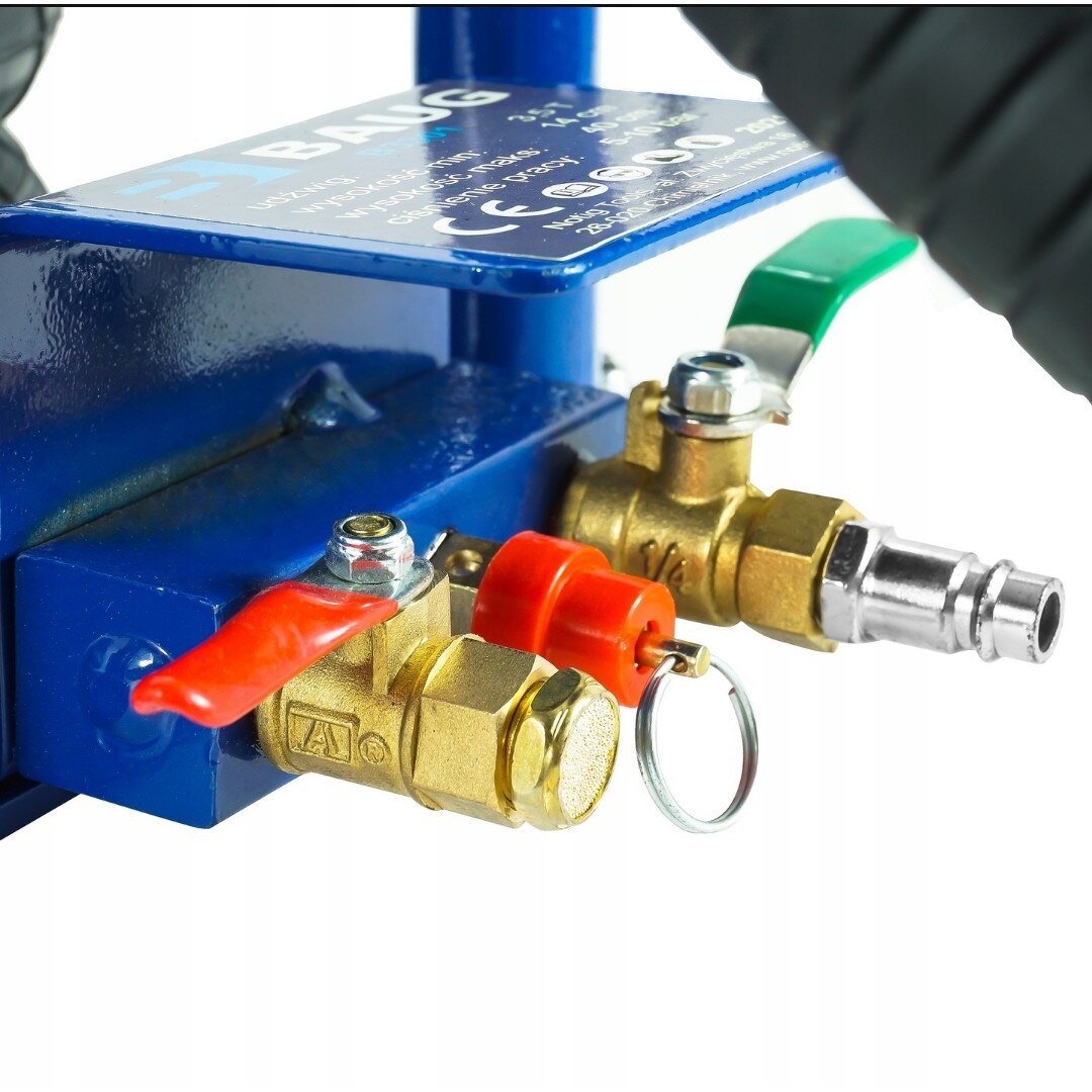 Cric pneumatic Perna Aer 6T cu maner lung BAUG - eMAG.ro