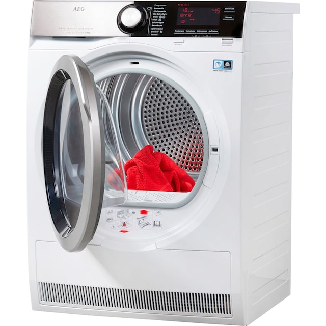 Uscator de rufe AEG T8DE86685, A+++, 8 kg, Pompa de caldura, Alb - eMAG.ro