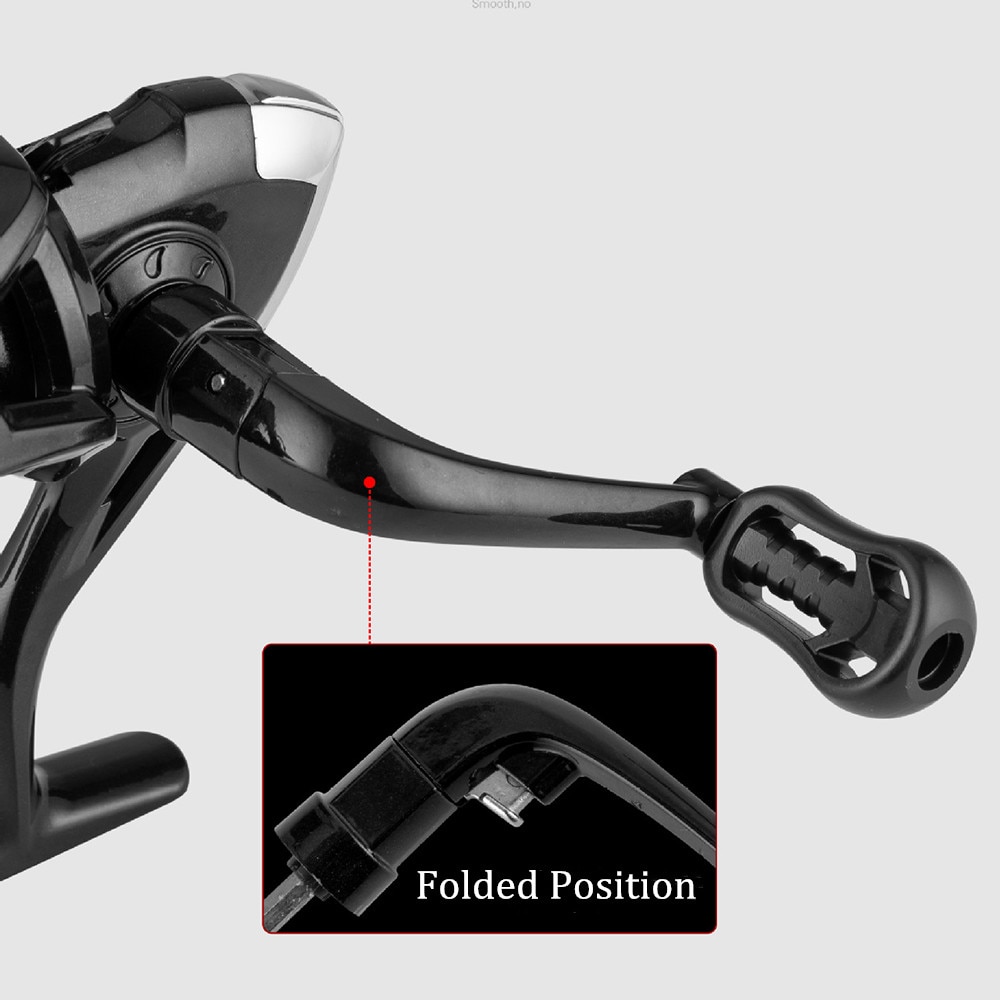 Mulineta de pescuit rotativa X4000, cu raport 5.2:1, capacitate 185 m ...