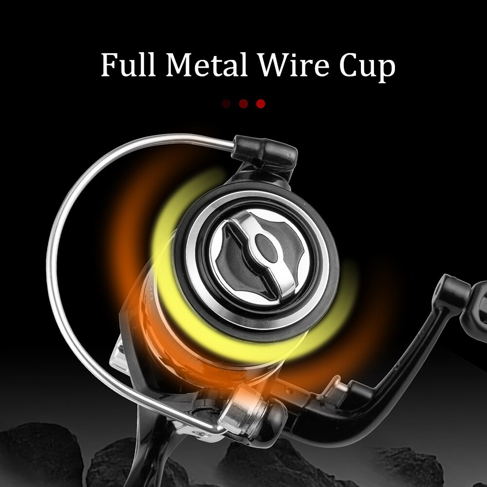 Mulineta de pescuit rotativa X4000, cu raport 5.2:1, capacitate 185 m ...