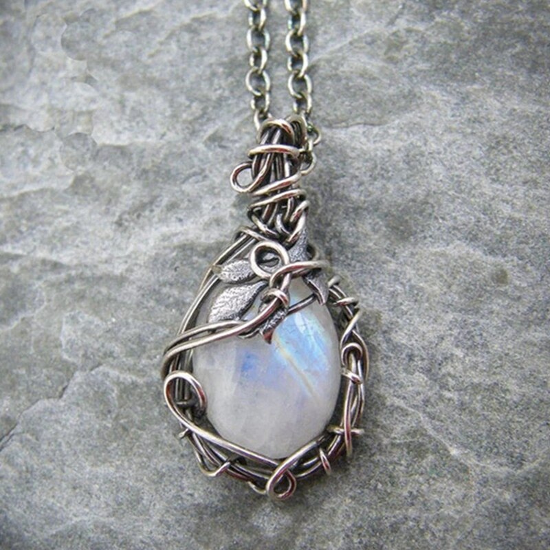 Lantisor Moon Gem, Visages, Argintiu, Aliaj Metalic - eMAG.ro