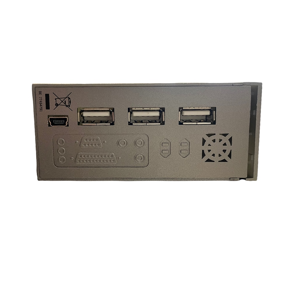 Hub USB cu 4 porturi, Reflects, Cu ceas LCD, Forma computer, 10x7 cm ...