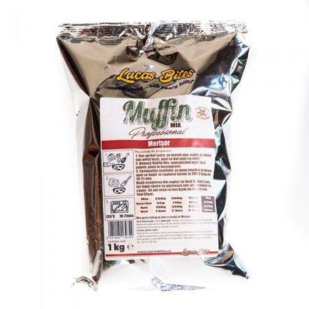 Amestec pentru briose, Muffin Mix Merisoare, Lucas Bites, 1kg - eMAG.ro