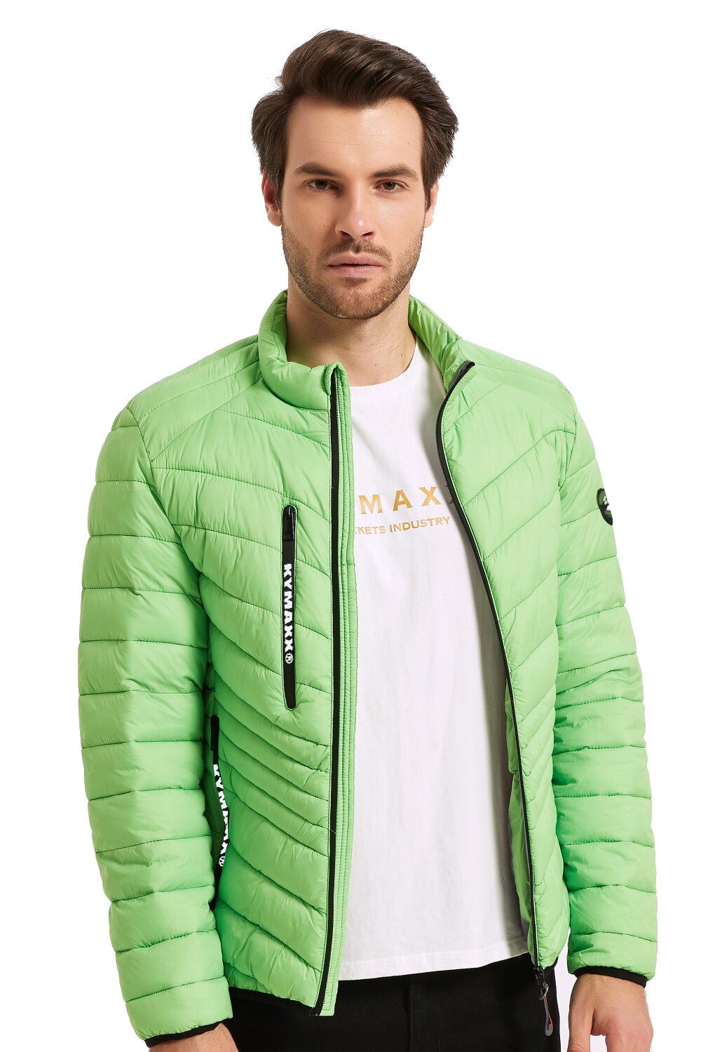 Geaca barbati KYMAXX Oliver 5047KY-70 Verde M - eMAG.ro