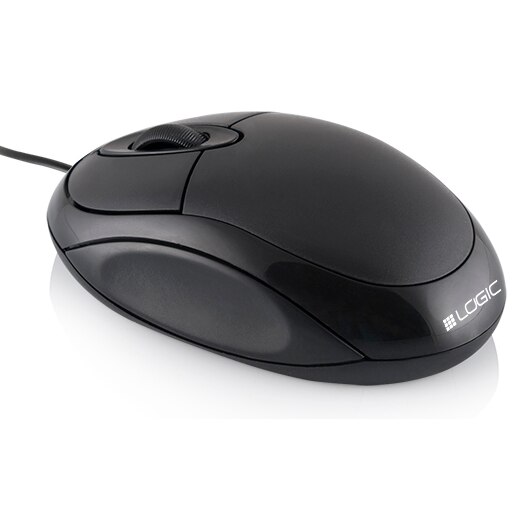 Mouse Logic LM-11, Wired USB, Black - eMAG.ro