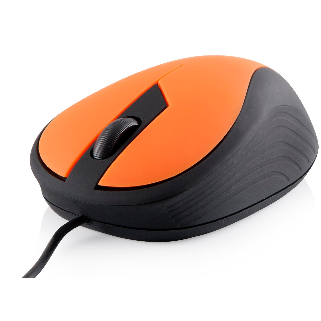 Mouse Logic LM-14, Wired USB, Black-Orange - eMAG.ro