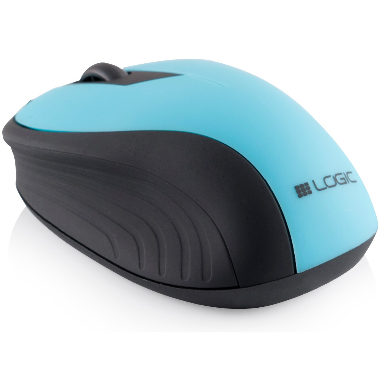 Mouse Wireless Logic LM-23, Black-Blue - eMAG.ro