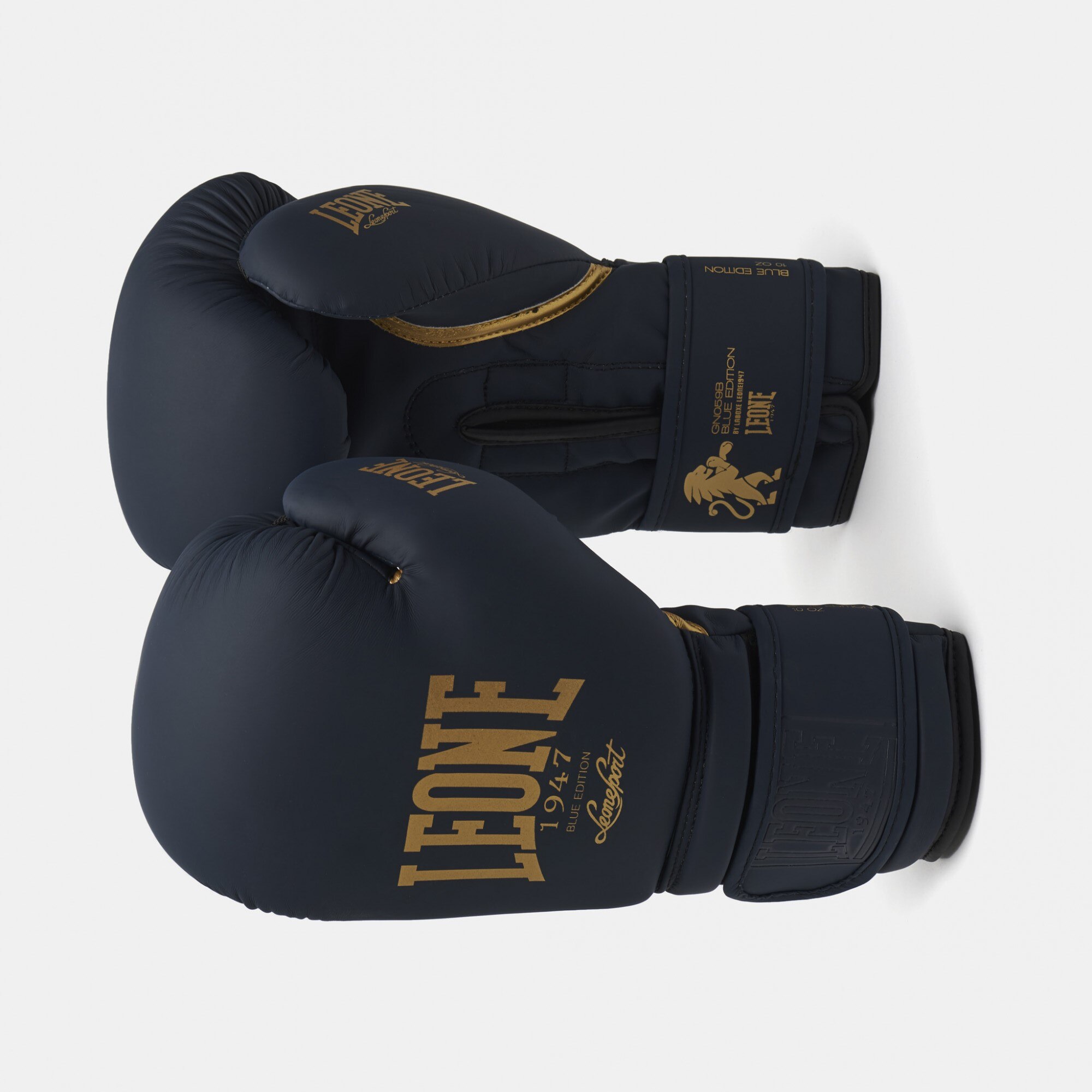 Manusi Box LEONE, 14 OZ, albastru - eMAG.ro