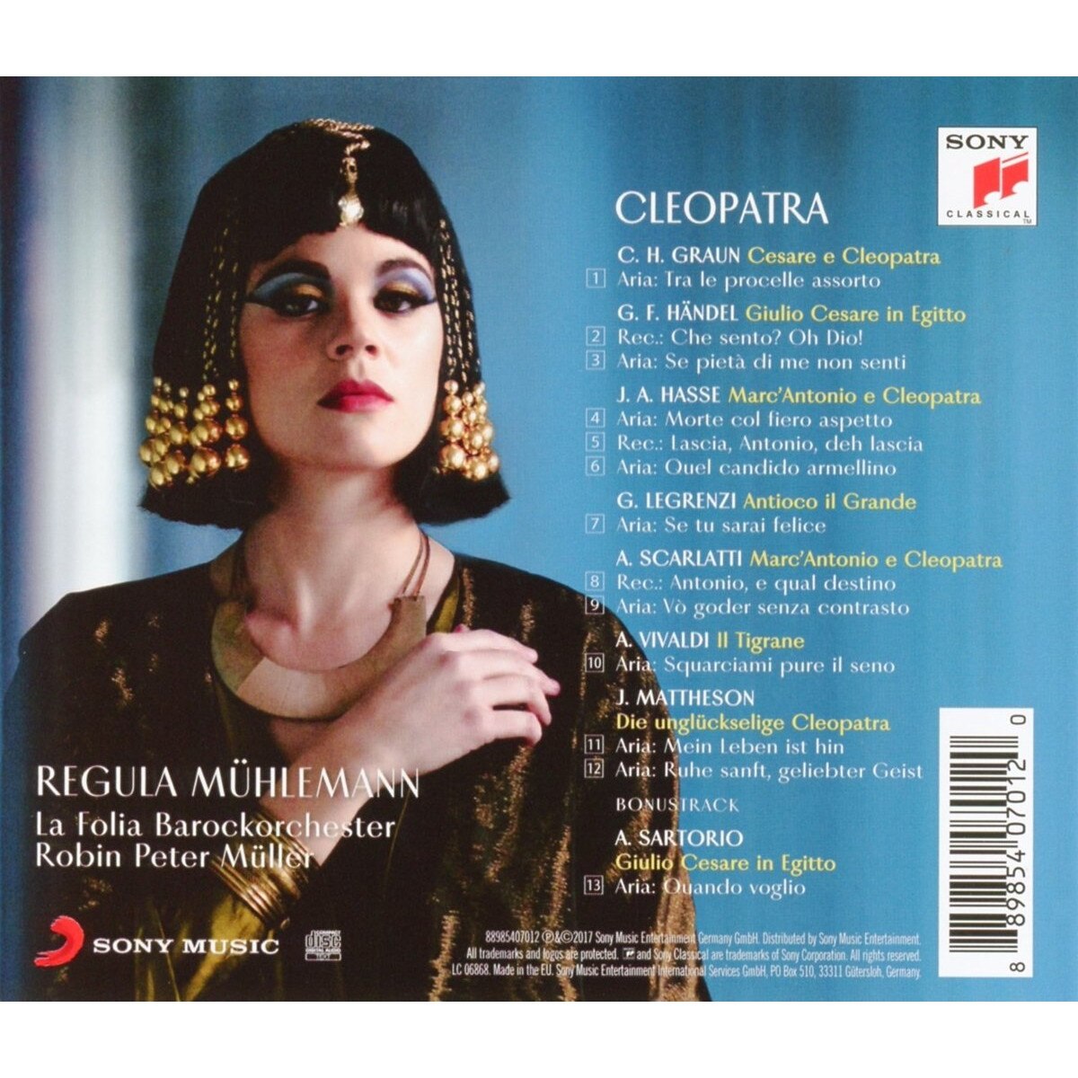 Regula Muhlemann - Cleopatra - Baroque Arias - CD - eMAG.ro