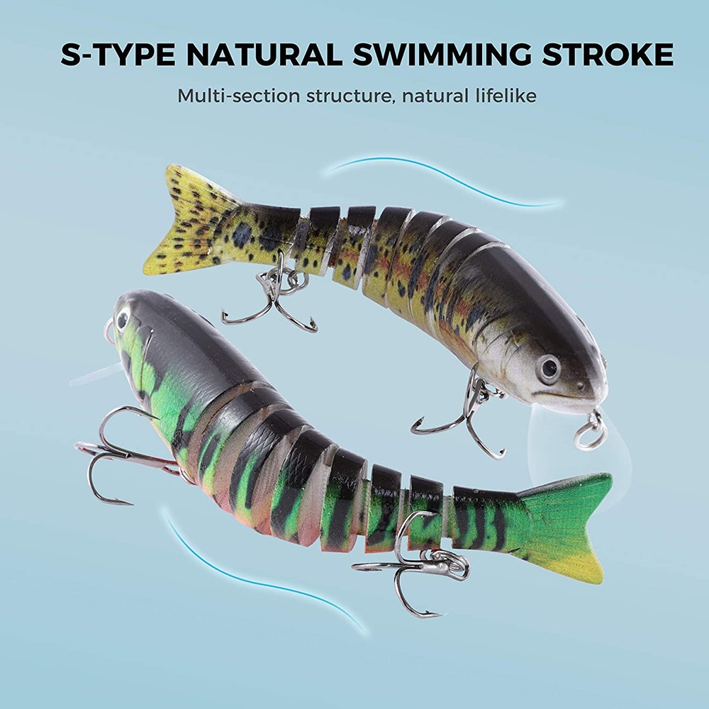 Set 5 Naluci de pescuit pentru stiuca, Multicolor - eMAG.ro