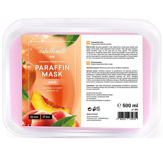 Parafina cosmetica pentru maini si picioare, IsabelleNails, Piersica ...