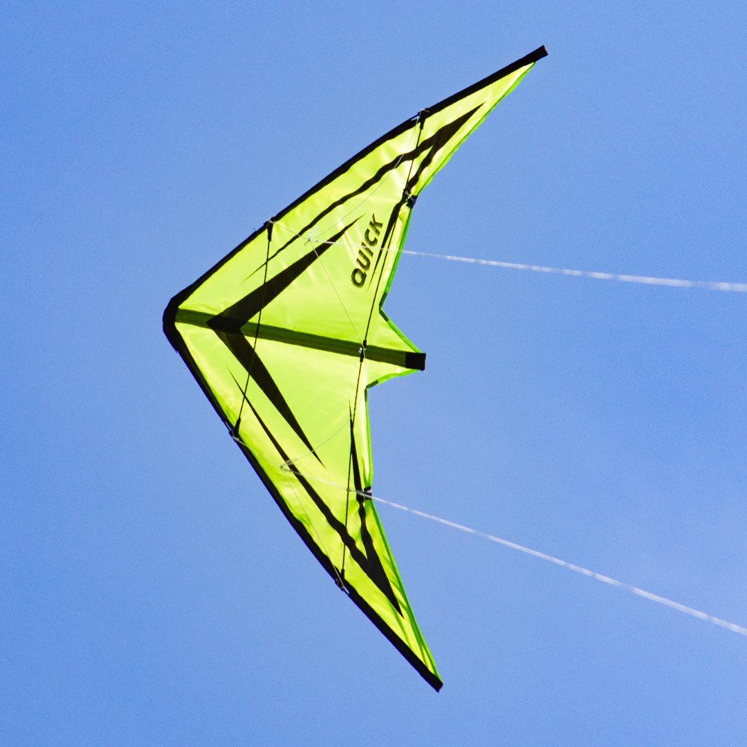 Хвърчило Invento HQ Stunt kite Quick Emerald, Многоцветно, 115x45 см ...