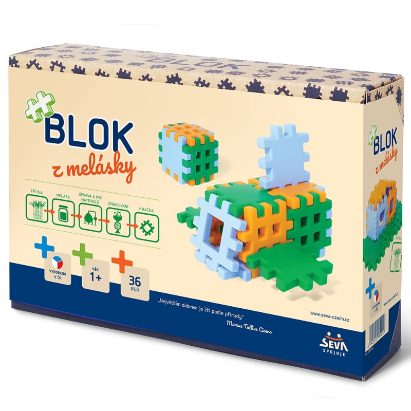 Set de constructie pentru copii, Block, 36 piese - eMAG.ro
