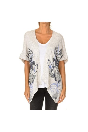 Bluza Desigual Lorna, cu maieu alb atasat, S - eMAG.ro