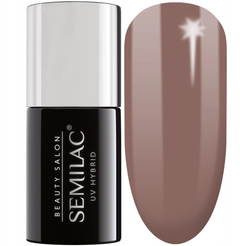 Lac de unghii hibrid Semilac, 914 Nude Latte, 7 ml - eMAG.ro
