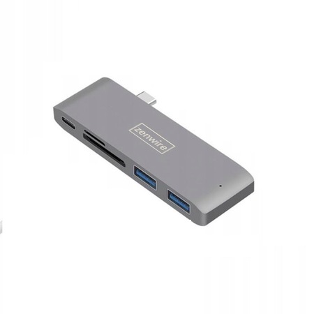 Zenwire 5 az 1-ben Adapter Hub, USB-C 3.1, 2x USB 3.0, MacBook Air ...