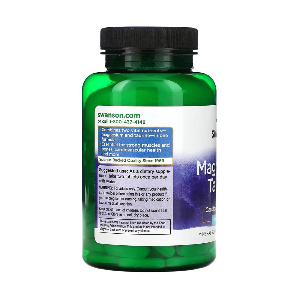 Magnesium Taurate, 100 mg, Swanson, 120 tablete SW1364 - eMAG.ro