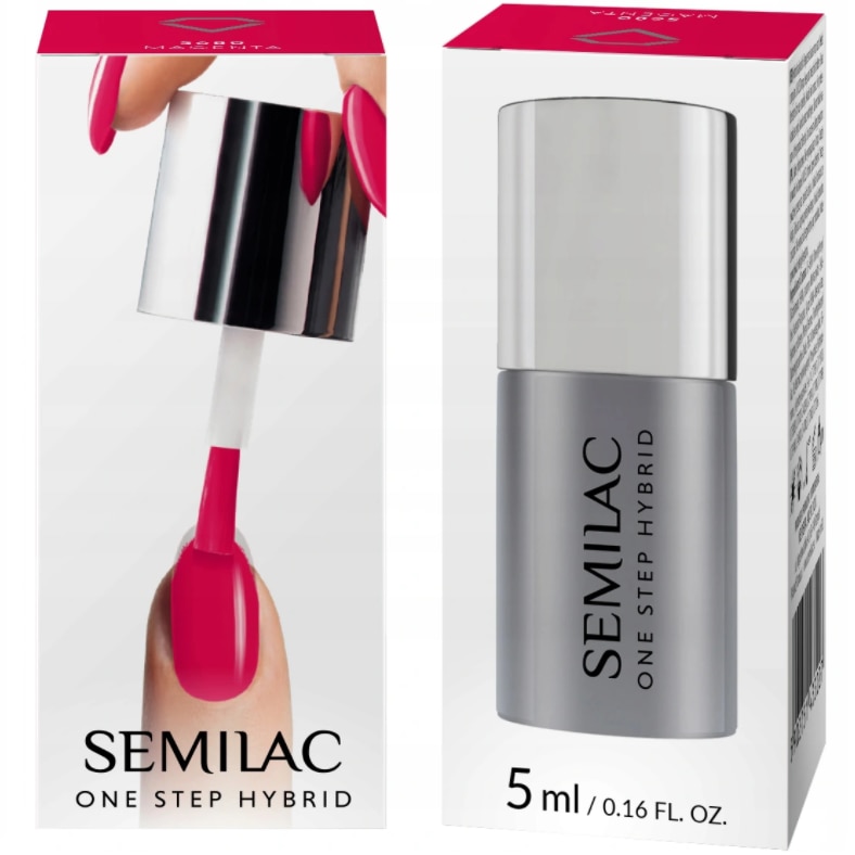 Oja hibrida Semilac One Step, Colectie Magenta, S680 Roz, 5 ml - eMAG.ro