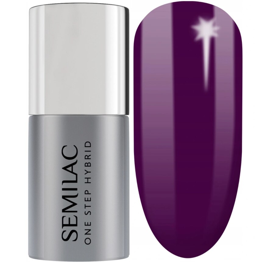 Semilac One Step хибриден лак за нокти, Plum Wine Collection, S780 ...