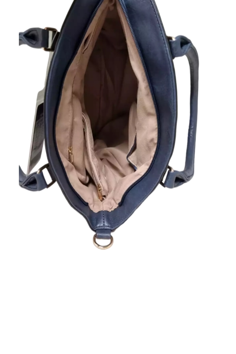 Дамска чанта за рамо в стил Erick, Син - eMAG.bg