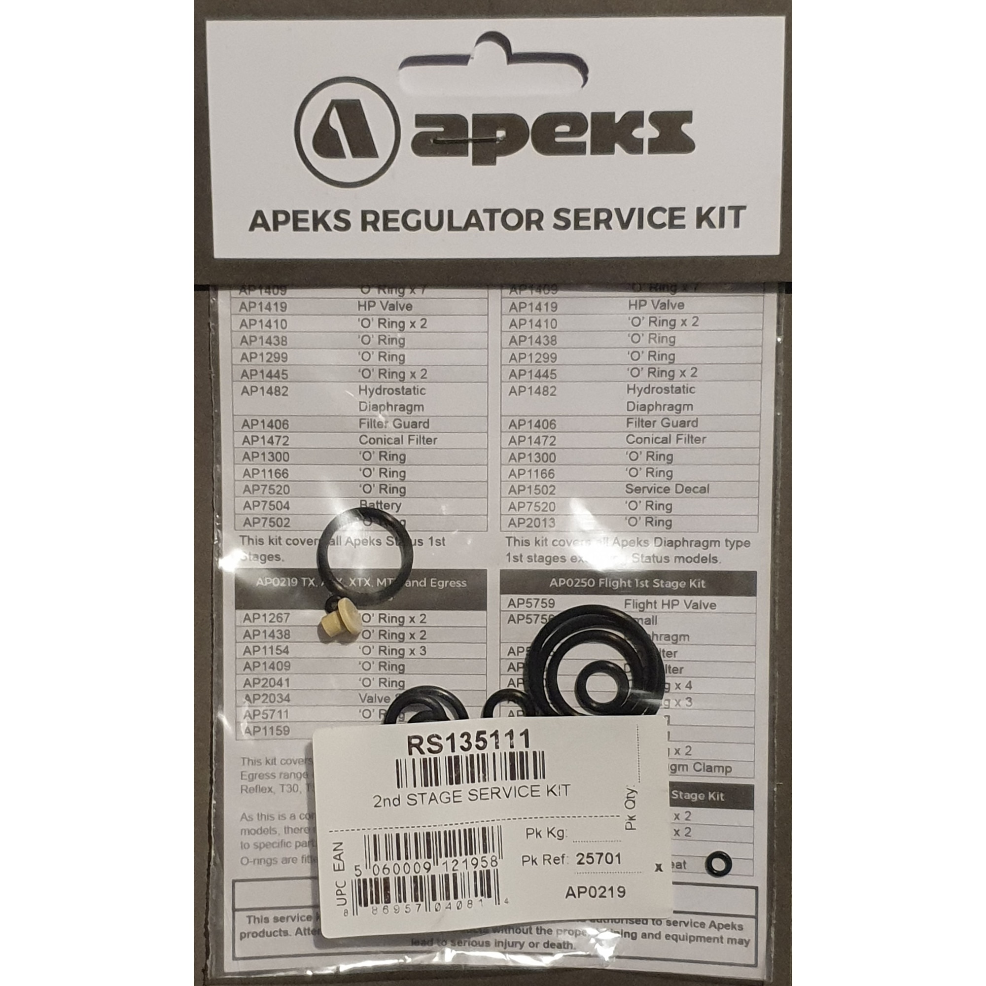 Kit service regulator Apeks treapta II - modele AT, ATX, XTX - eMAG.ro